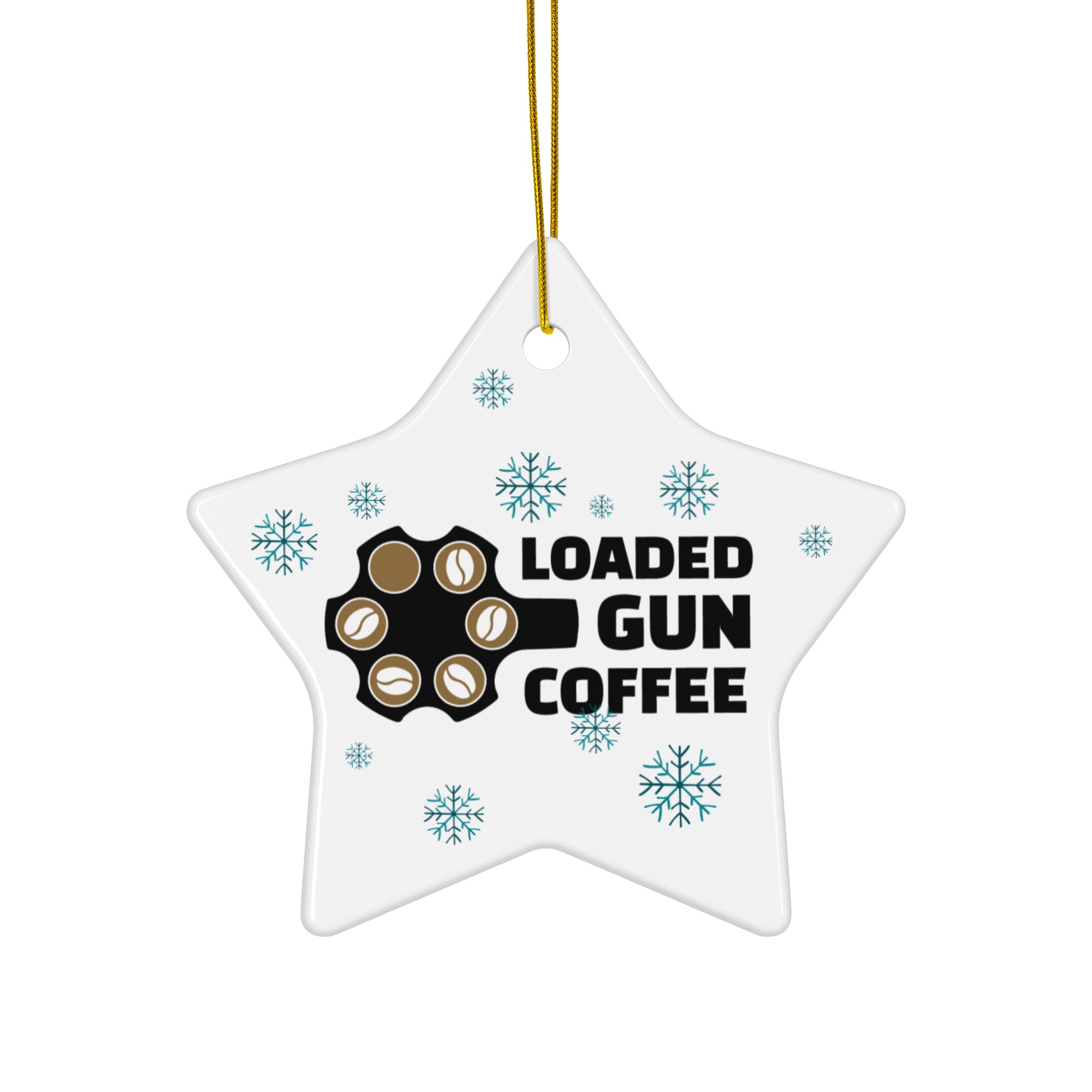 Christmas Ornament – Loaded Gun Coffee